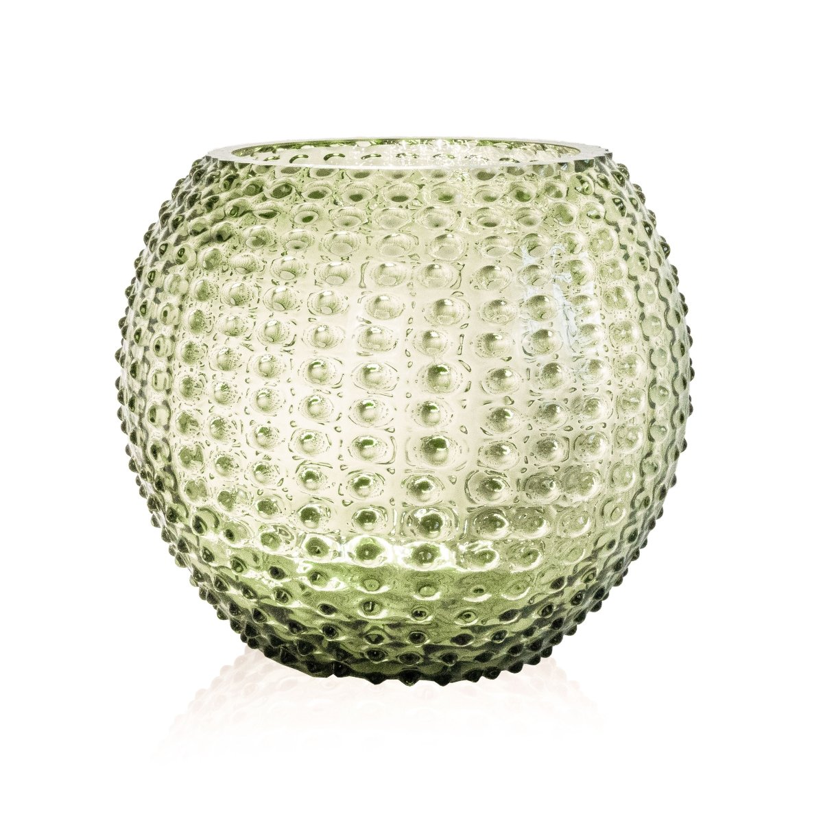 Olive Green Hobnail Vase Large | KLIMCHI