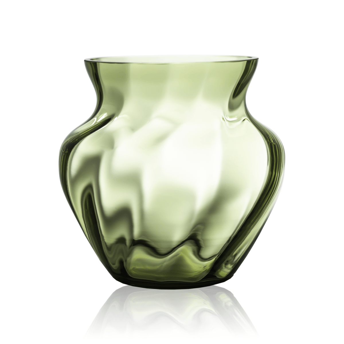 Olive Green Marika Vase | KLIMCHI