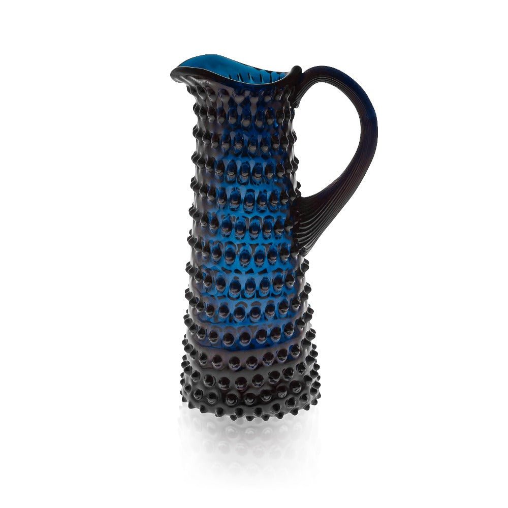 Royal Blue Hobnail Jug | KLIMCHI