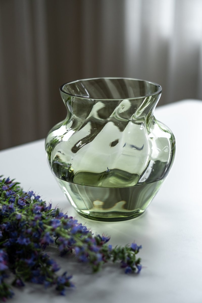 Olive Green Marika Vase | KLIMCHI