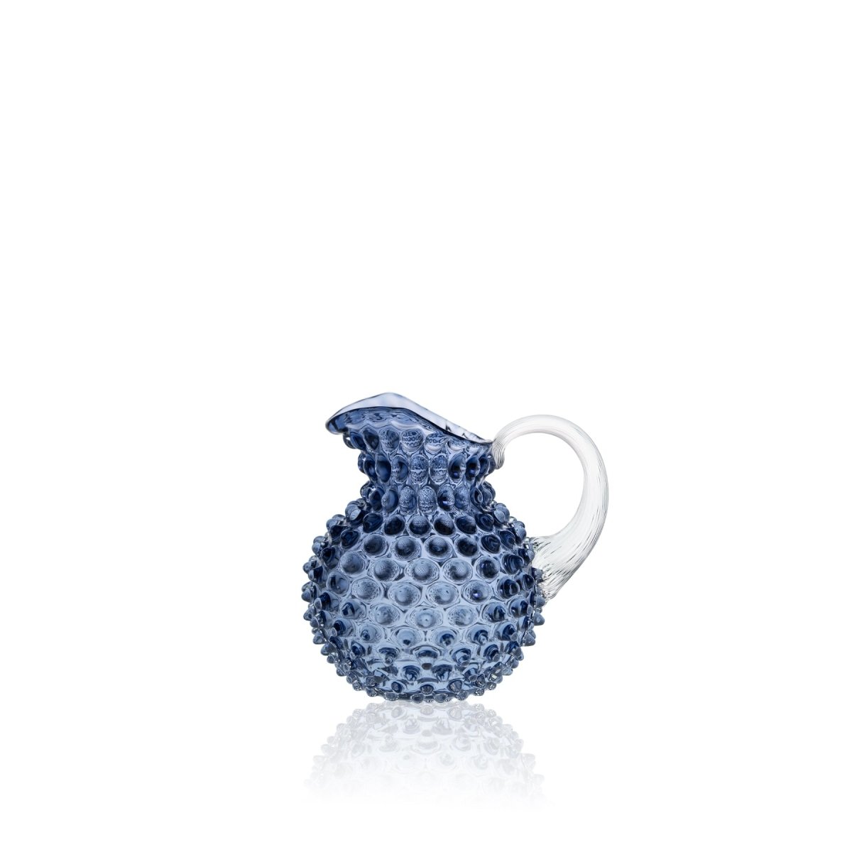 Underlay Blue Smoke Hobnail Creamer Jug | KLIMCHI
