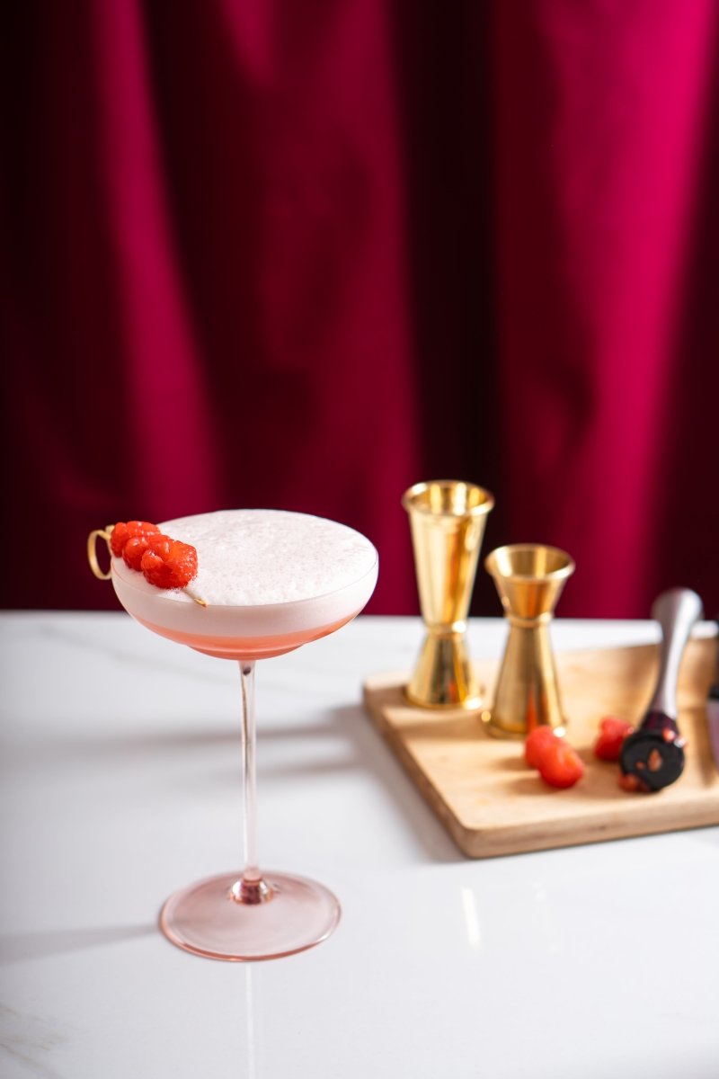 SHADOWS Coupe Glass in Suede Pink (Set of 2) | KLIMCHI