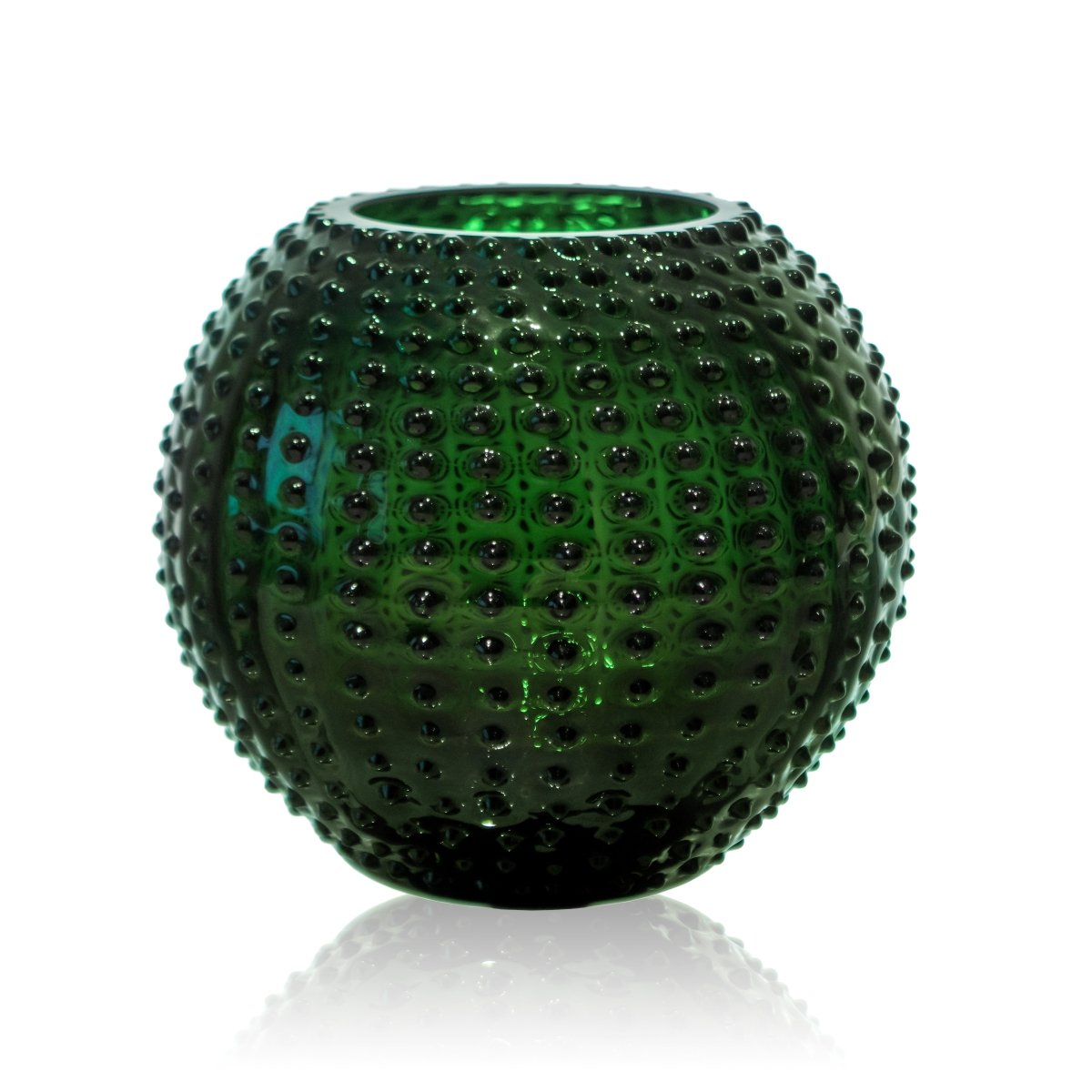Dark Green Hobnail Vase | KLIMCHI