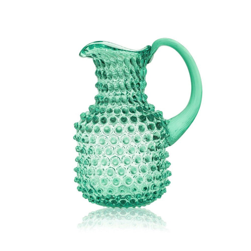 Beryl Hobnail Square Jug | KLIMCHI