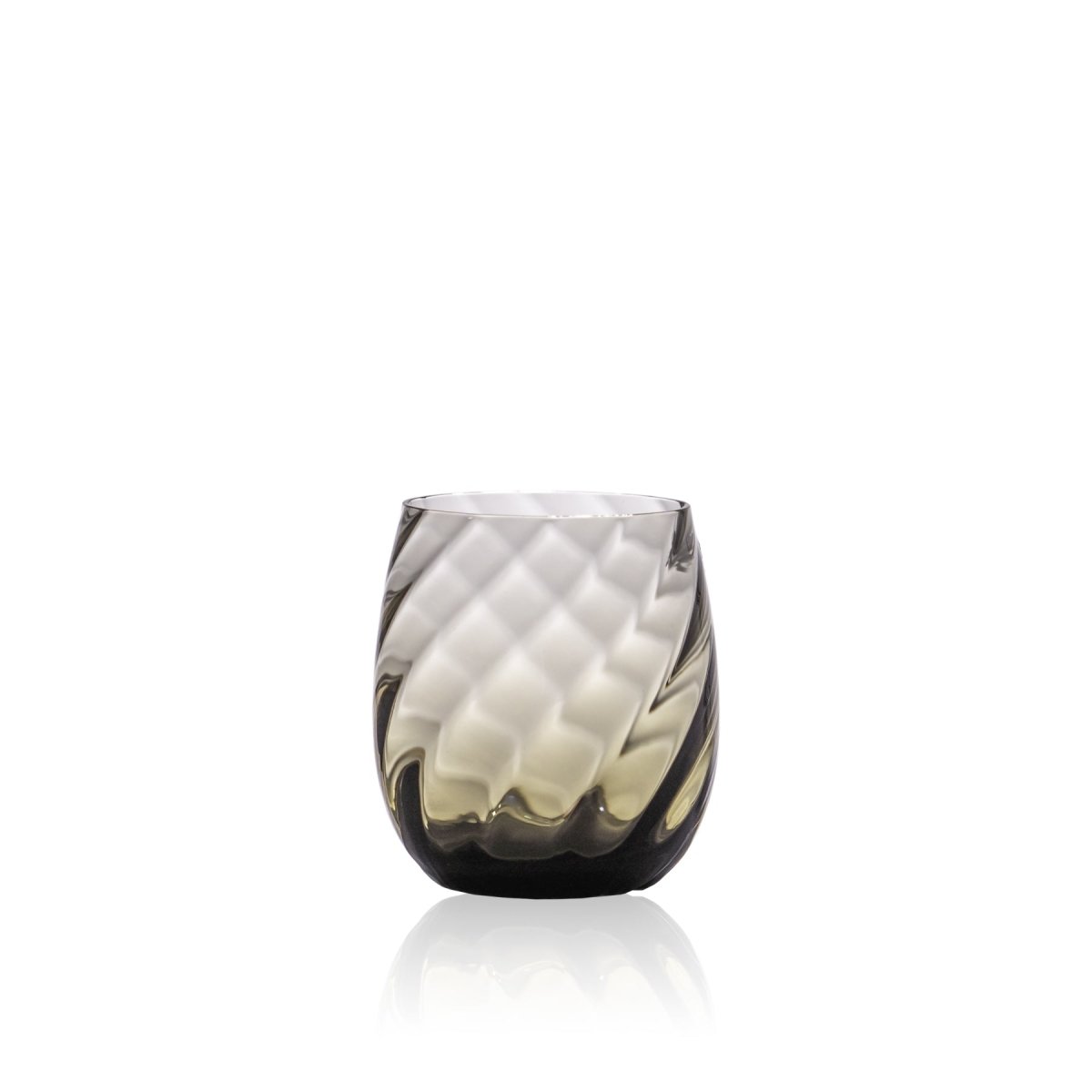 Black Smoke Round Marika Tumblers | KLIMCHI