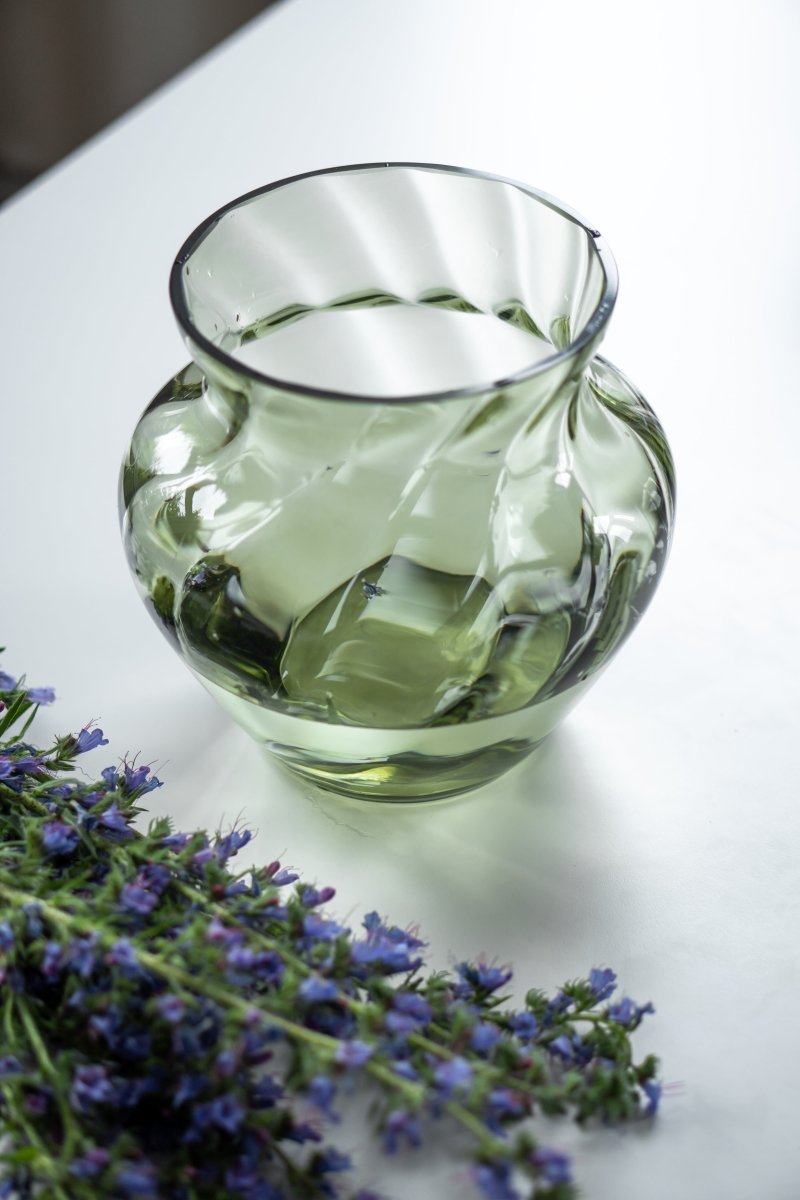 Olive Green Marika Vase | KLIMCHI